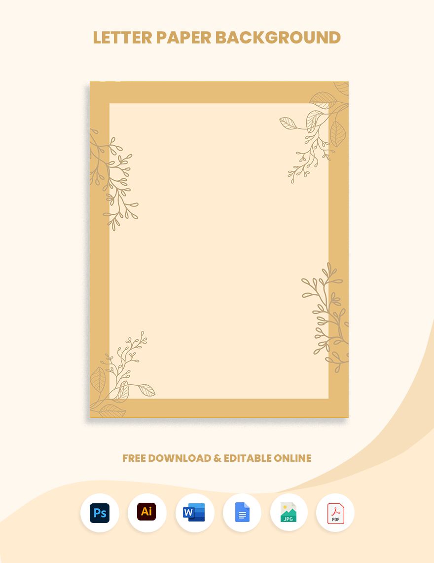 Letter Paper Template Letter Paper Template