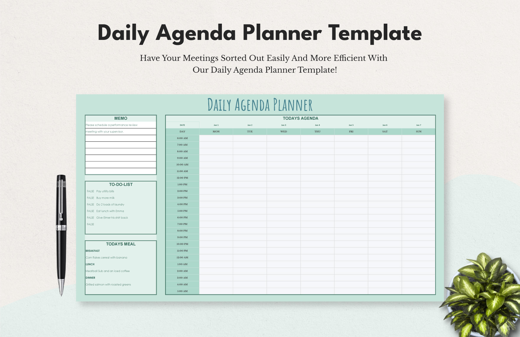 Free Happy Planner - Google Sheets, Excel | Template.net