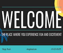 Free Welcome Sign Digital Signage Template in Adobe Photoshop, Adobe ...