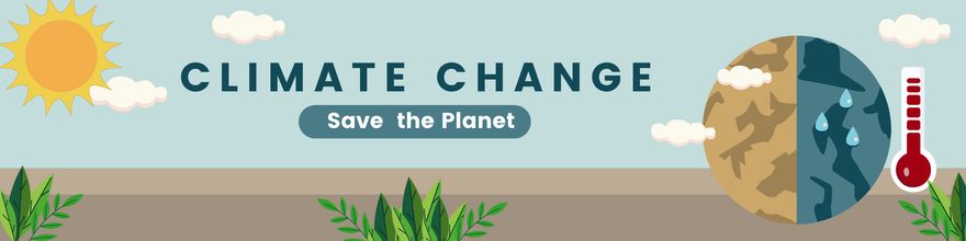 Free Climate Change Banner - EPS, Illustrator, JPG, PSD, PNG, SVG ...