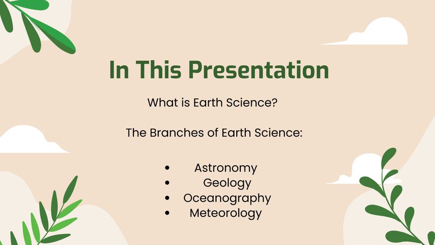 Earth Science Presentation - Download in PDF, PowerPoint, Google Slides ...