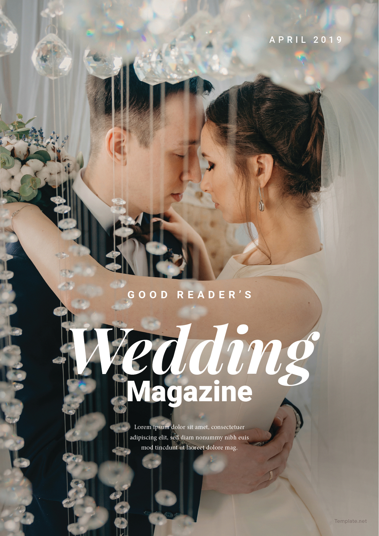 Free Bridal Wedding Magazine Template In Adobe InDesign Template