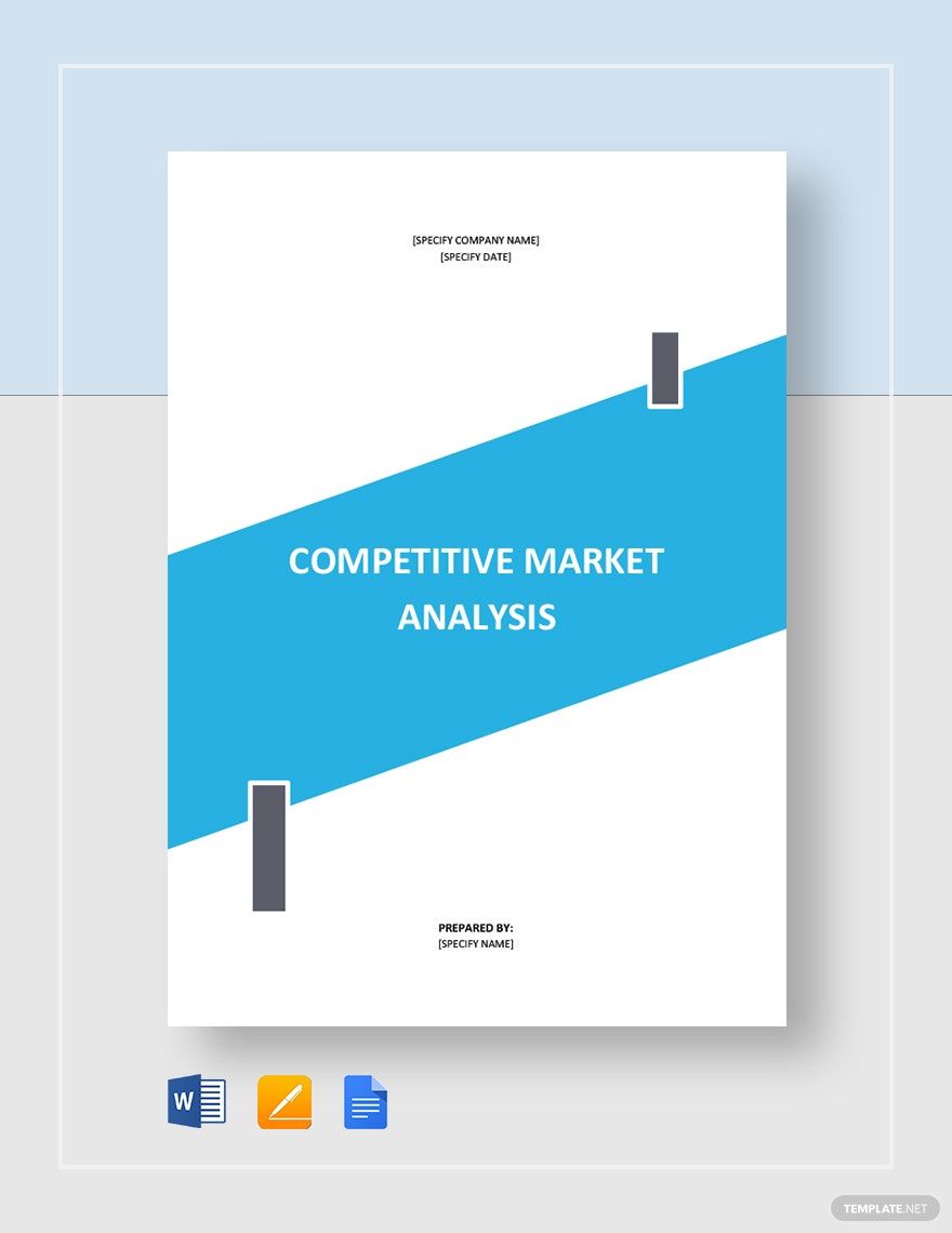 Tourism Market Analysis Template Google Docs Word Apple Pages Template