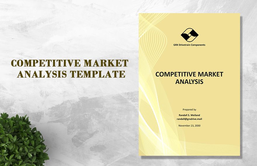 Market Research and Competitive Analysis Template - Google Docs, Word ...