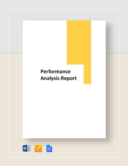 5 Performance Analysis Report Templates PDF Word Google Docs 