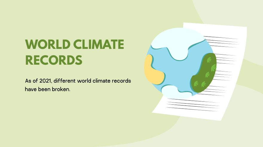 World Climate Presentation Template - Google Slides, PowerPoint, PDF ...