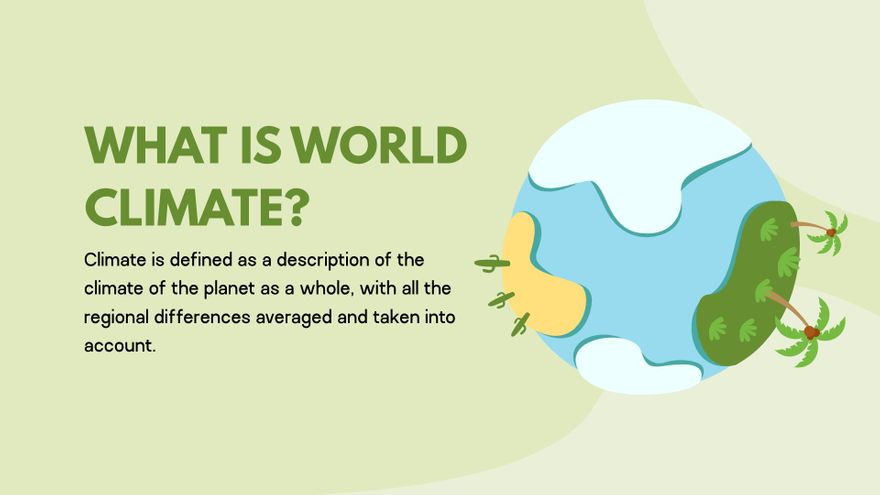 World Climate Presentation Template - Google Slides, PowerPoint, PDF ...