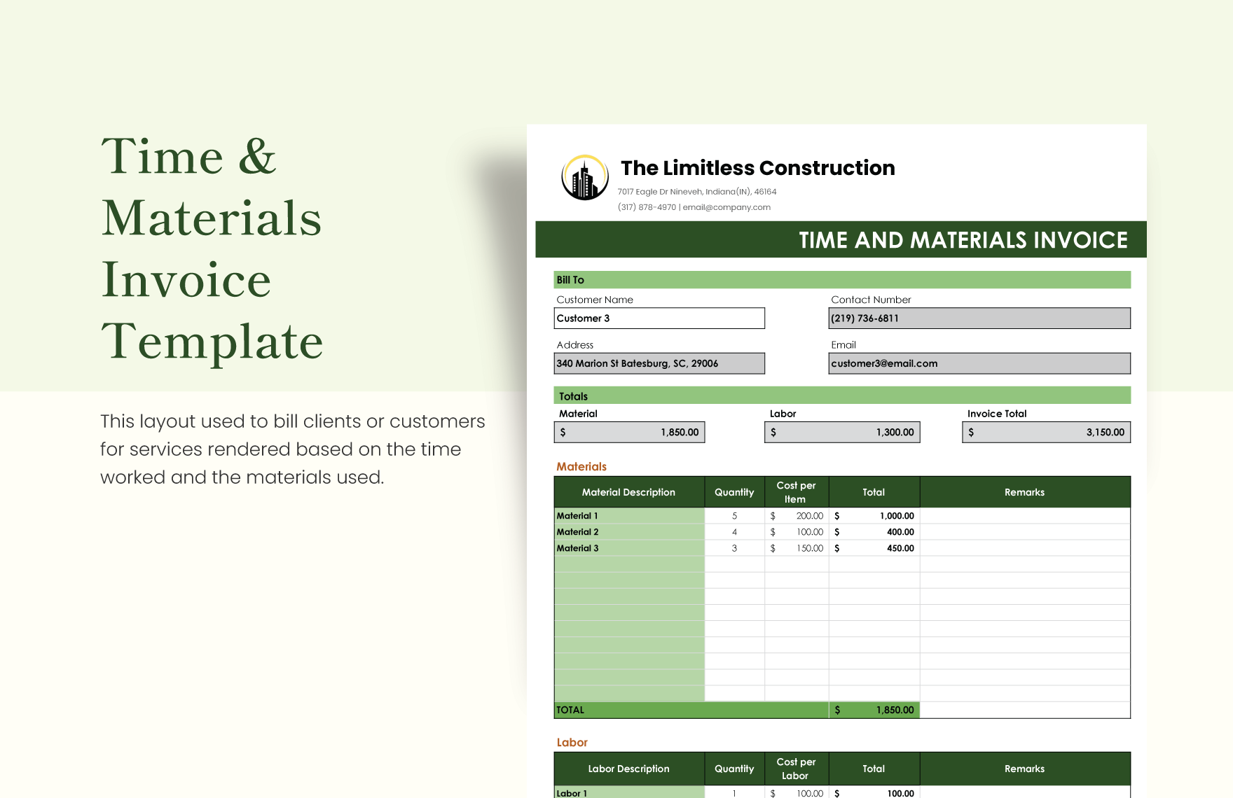 20+ Essential Construction Excel Template Bundle - Download in Excel, Google Sheets | Template.net
