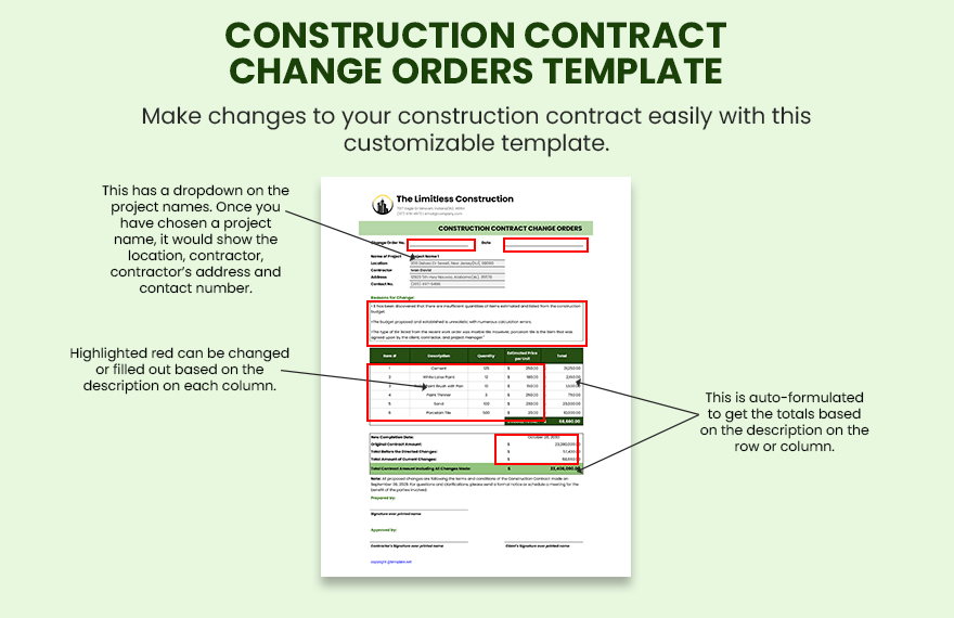 50+ Essential Construction Excel Templates Bundle - Google Sheets ...