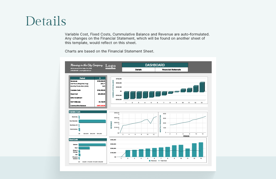 Break Even Analysis Template - Google Sheets, Excel | Template.net