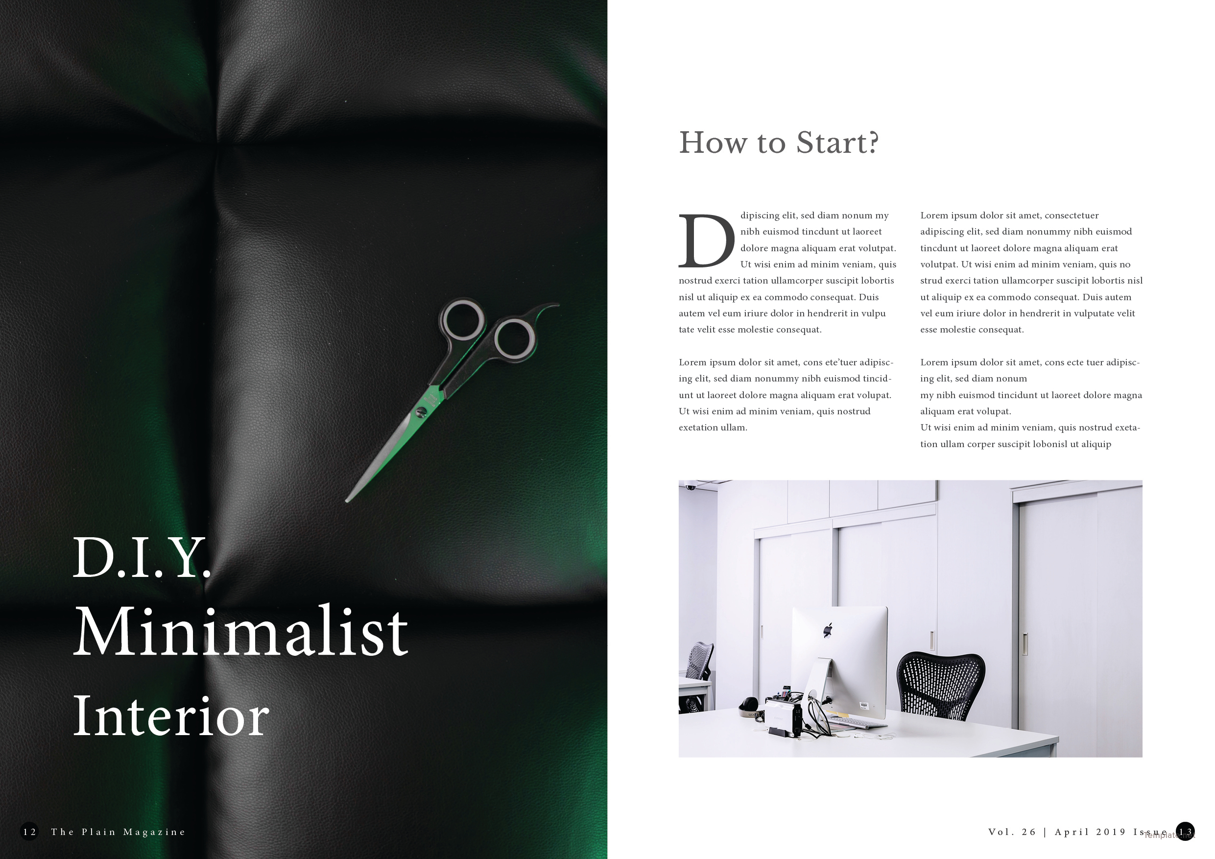 Free Minimalist Lookbook Magazine Template in Adobe InDesign | Template.net