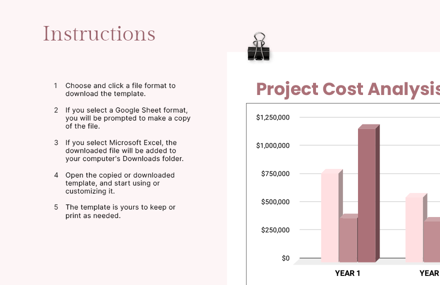 Project Cost Analysis Chart Template Download In Excel Google Sheets Project Cost Analysis Chart Template Download In Excel Google Sheets