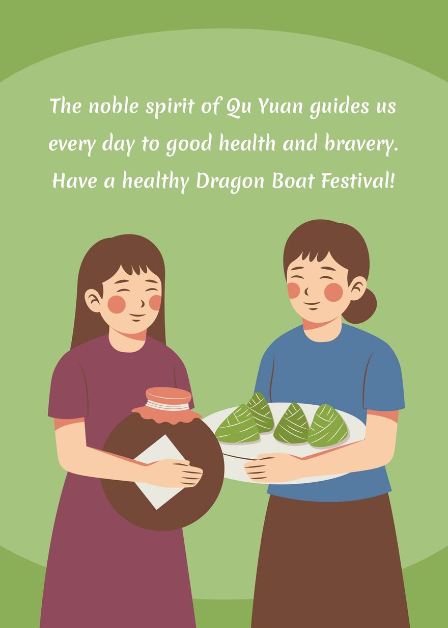 Free Dragon Boat Festival Greeting Card EPS Google Docs Illustrator 