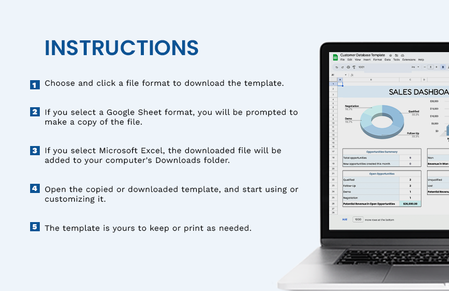 Customer Database Template - Google Sheets, Excel | Template.net