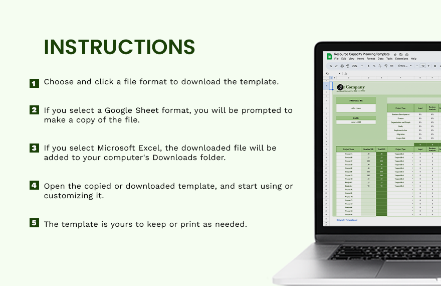 Free Resource Capacity Planning Template - Download in Excel, Google ...