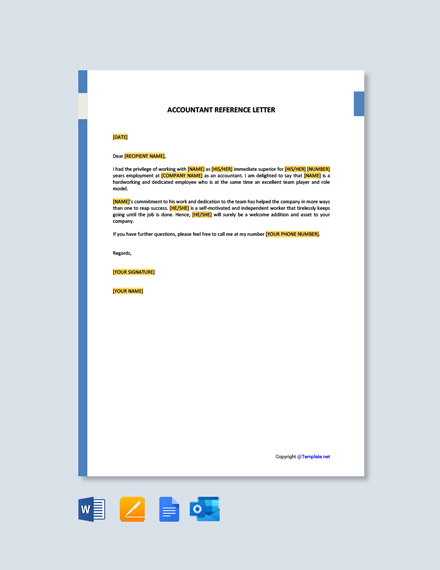 14+ FREE Accountant Letter Templates [Edit & Download] | Template.net