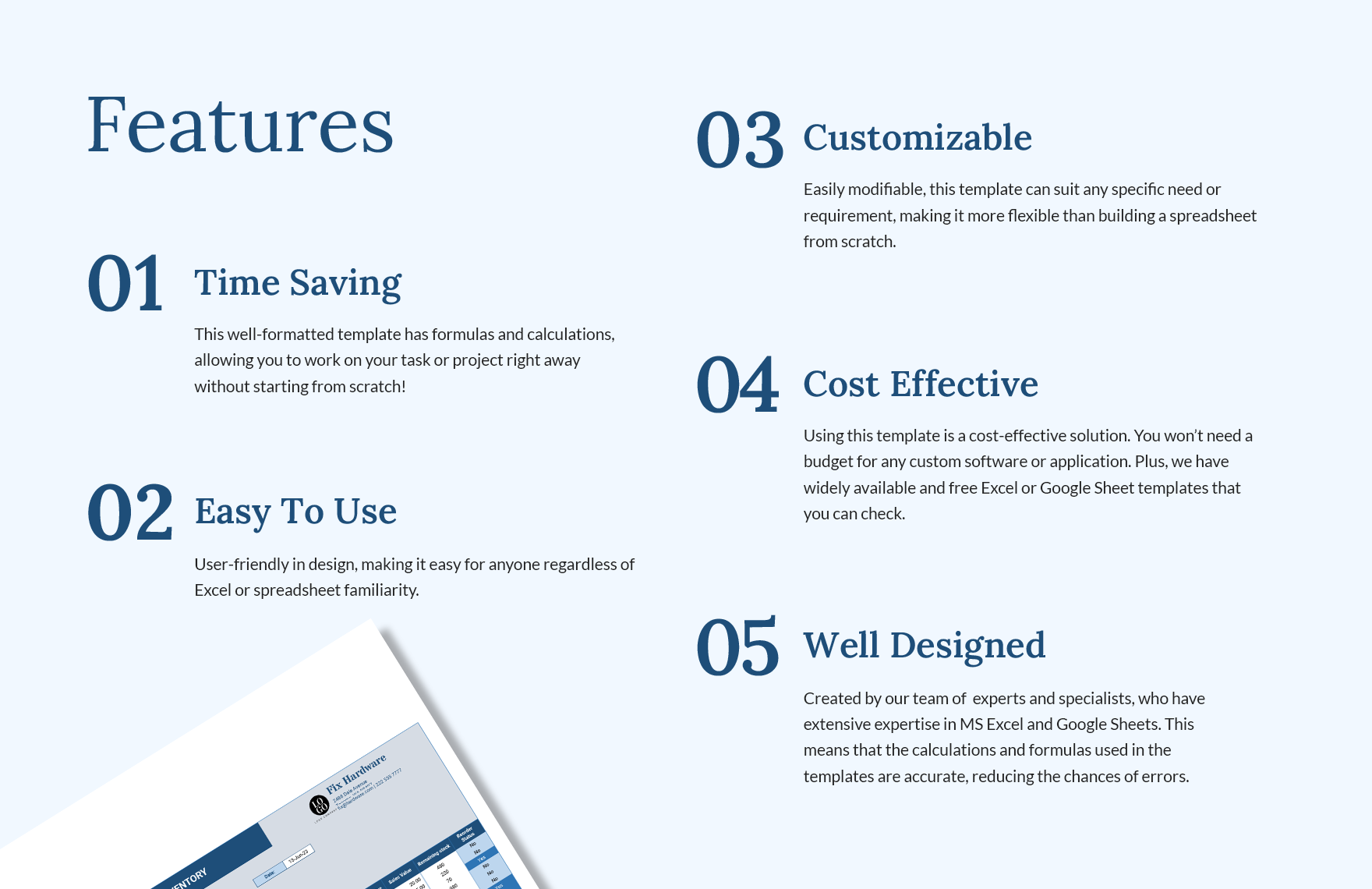 Warehouse Inventory Template - Download in Excel, Google Sheets ...