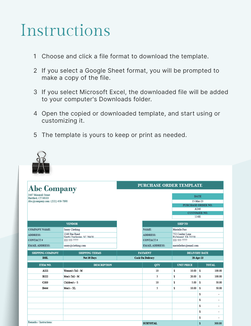 Purchase Requisition Template - Google Sheets, Excel | Template.net