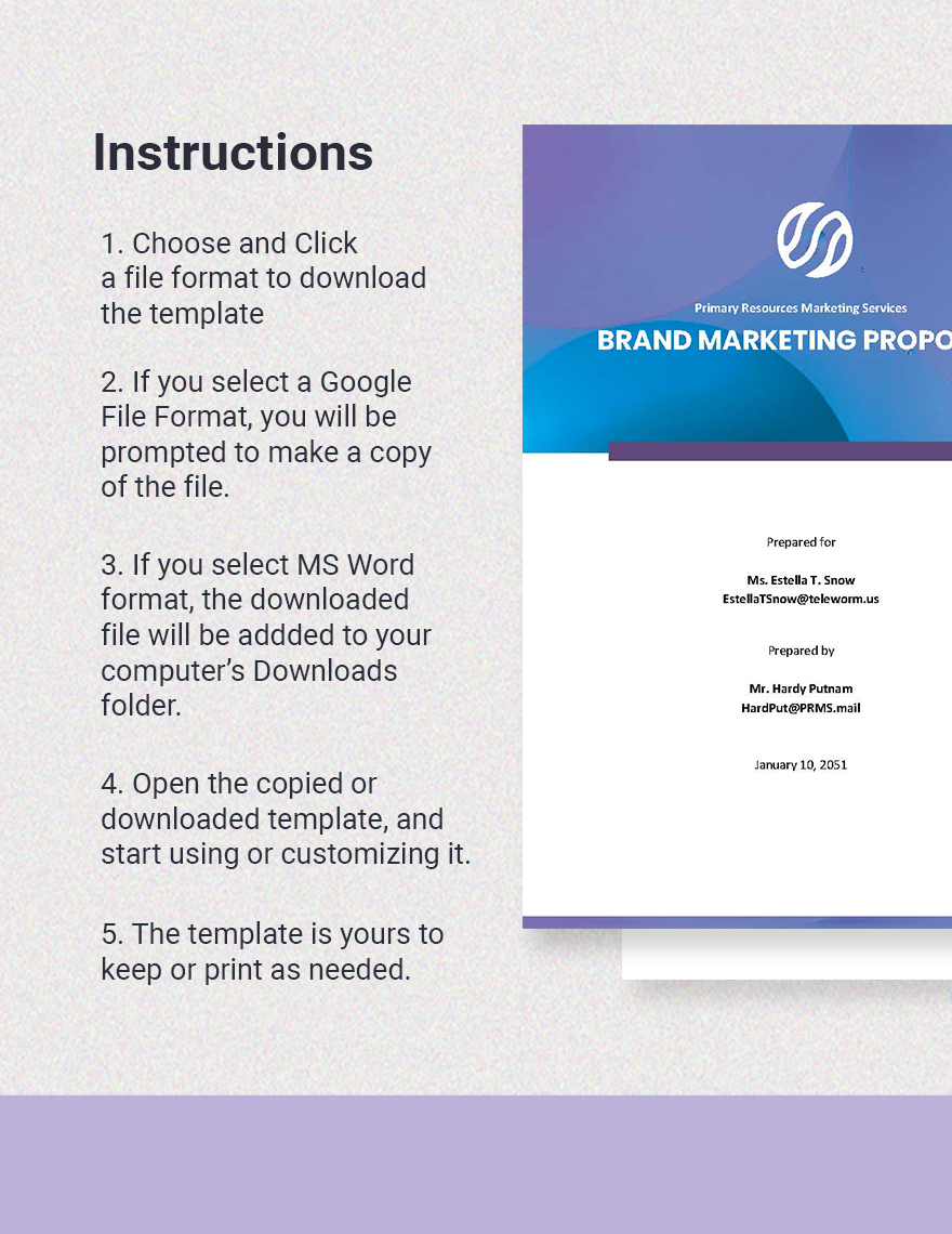 Proposal Template - Google Docs, Word | Template.net