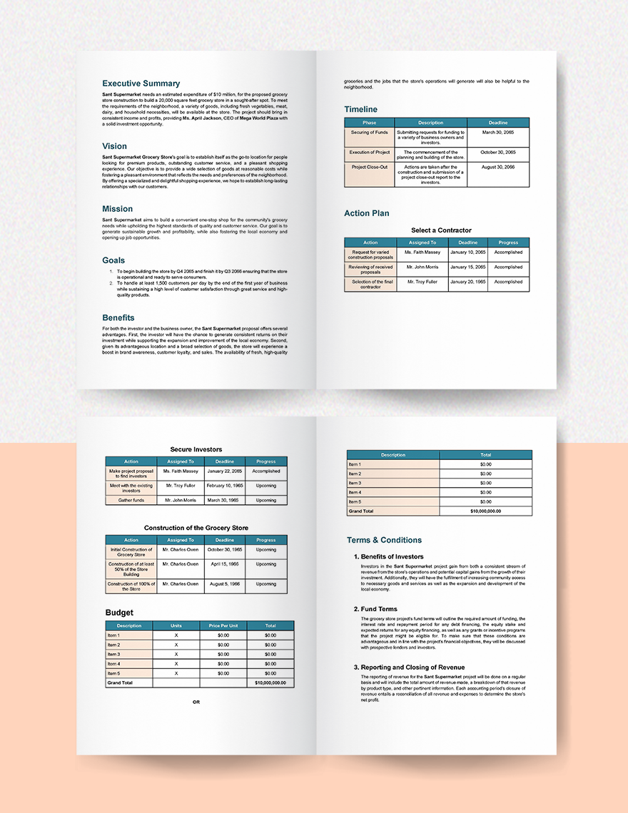 Startup Proposal Template - Download in Word, Google Docs | Template.net
