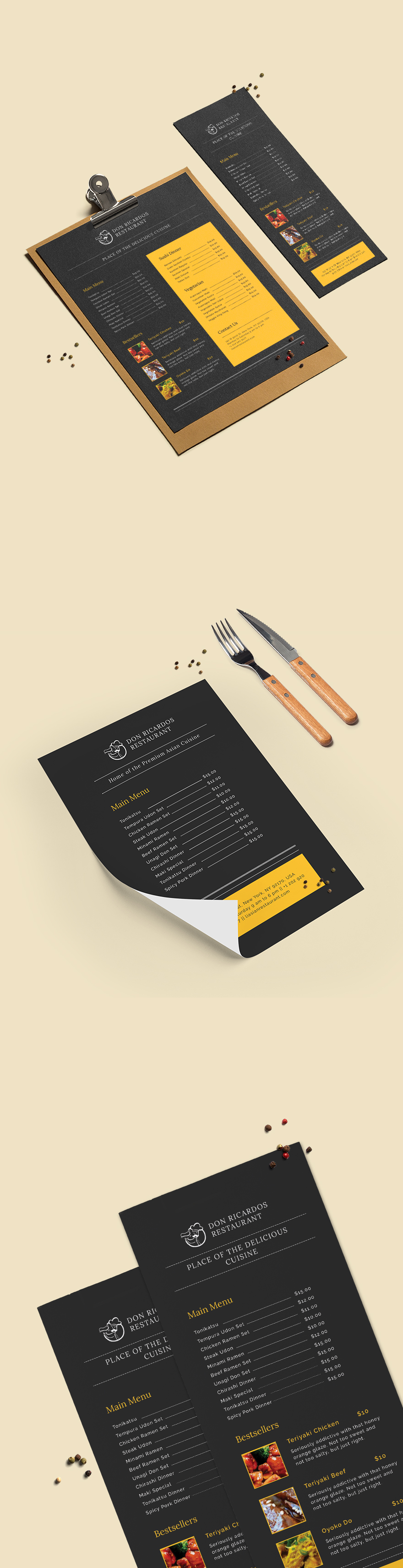 Ice Cream Menu Template - Illustrator, Word, Apple Pages, PSD ...
