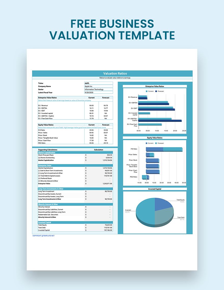 Valuation Report Templates - Documents, Design, Free, Download ...