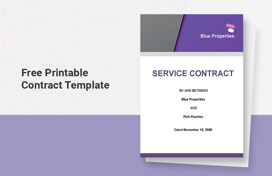 Free Free Blank Contract Template - Word | Template.net