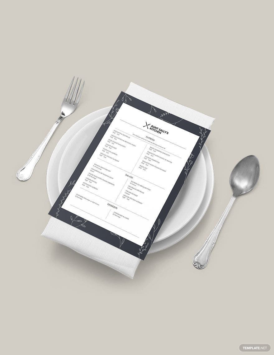 Birthday Menu Template Download In Word Google Docs Google Docs 