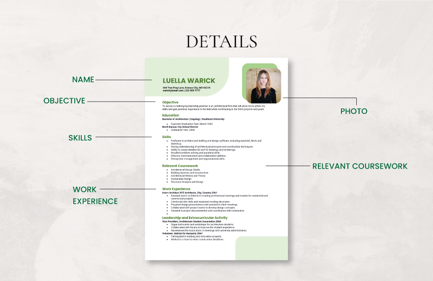 Free CV Format Template - Download in Word, Google Docs | Template.net
