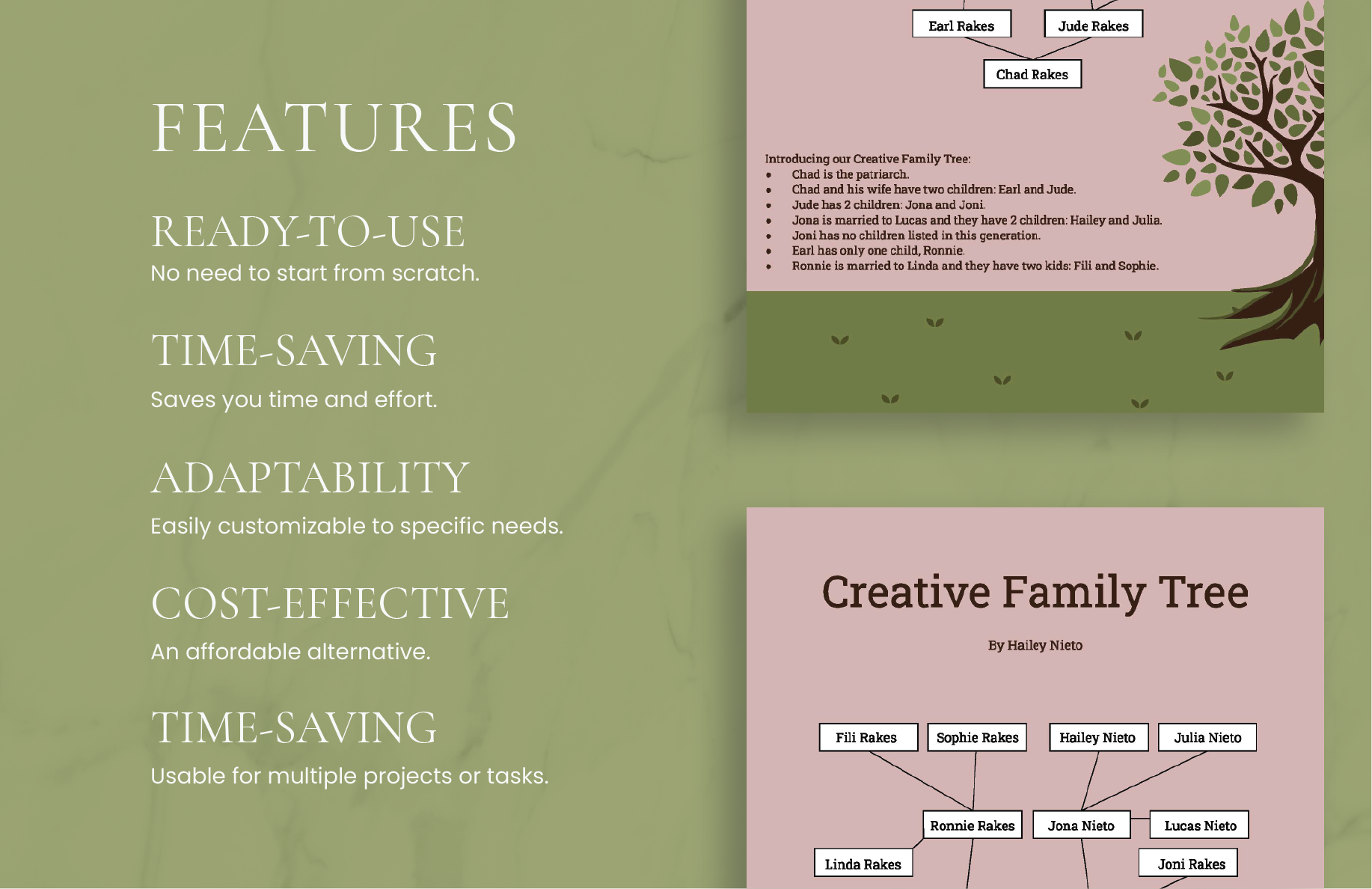Free Creative Family Tree Template - PDF, Illustrator | Template.net Free Creative Family Tree Template - PDF, Illustrator | Template.net