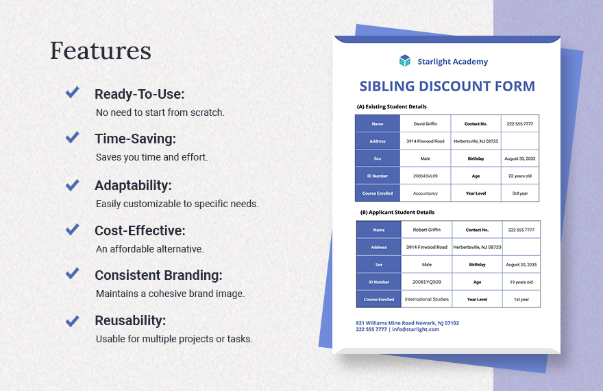 Siblings Form Template - Illustrator, PDF | Template.net