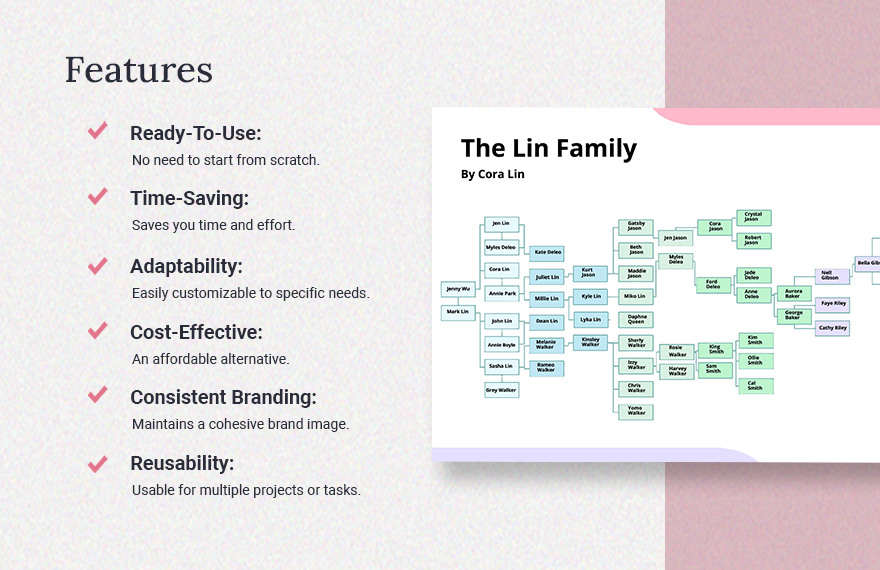 12 Generation Family Tree Template - Illustrator, PDF | Template.net