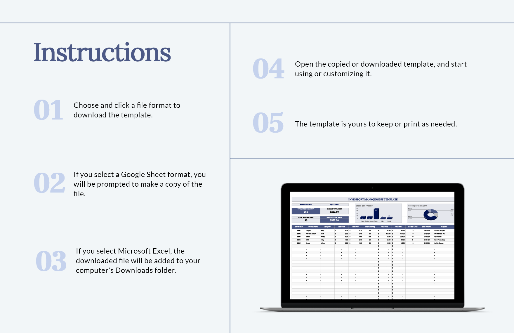 Inventory Management Template - Download in Excel, Google Sheets ...