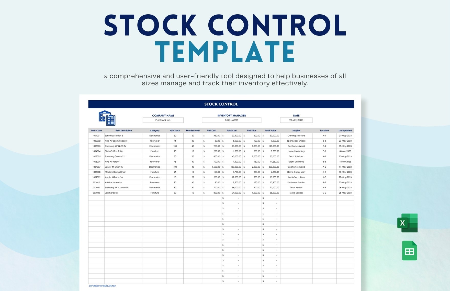 FREE Stock Report Templates Examples Edit Online Download FREE Stock Report Templates Examples Edit Online Download