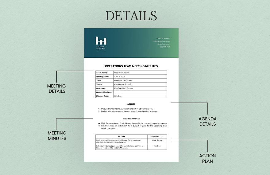 Blank Meeting Minutes Template - Google Docs, Word | Template.net