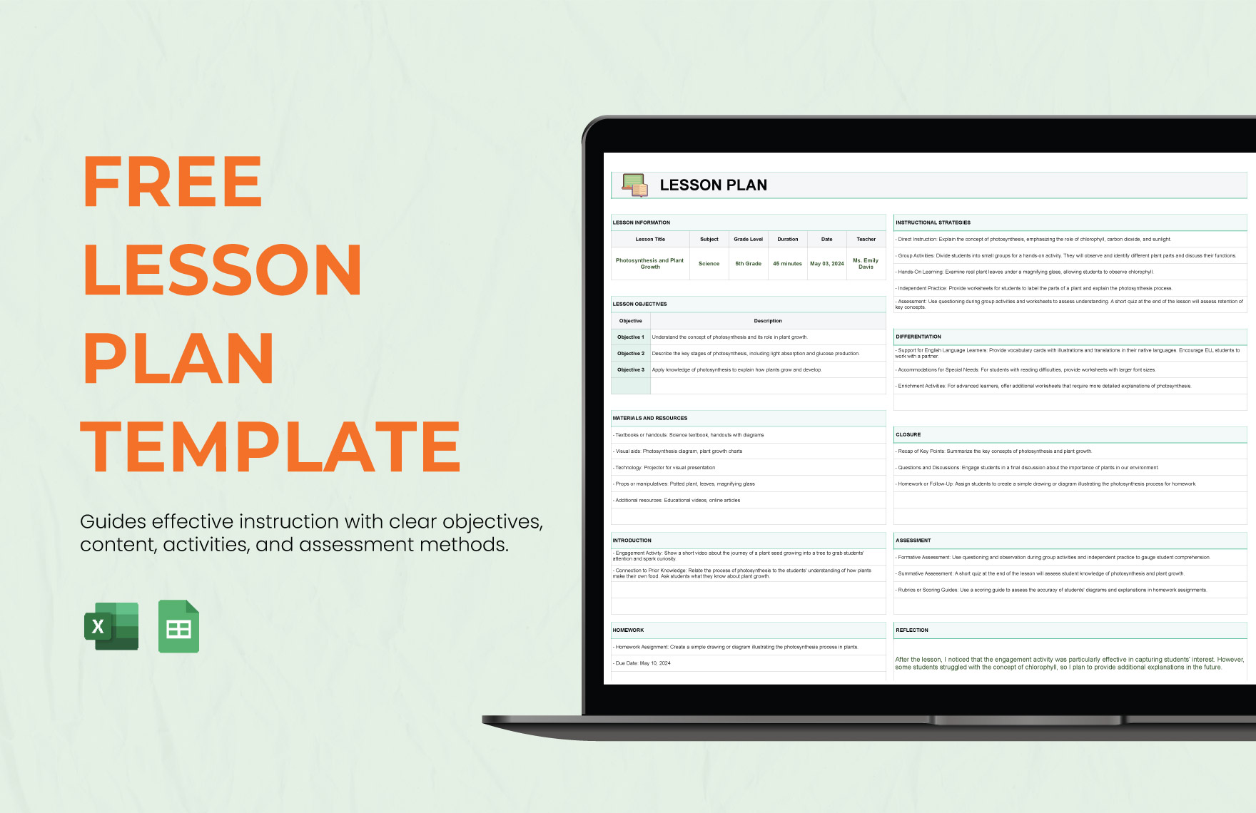 Creative Curriculum Lesson Plan Template In Word PDF Google Docs Creative Curriculum Lesson Plan Template In Word PDF Google Docs