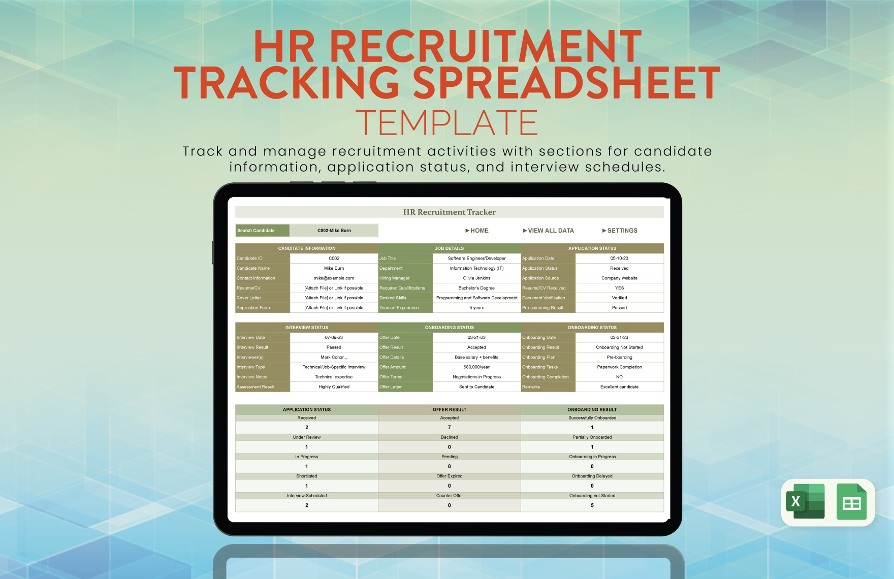Free Recruitment Report Templates To Edit Online And Print