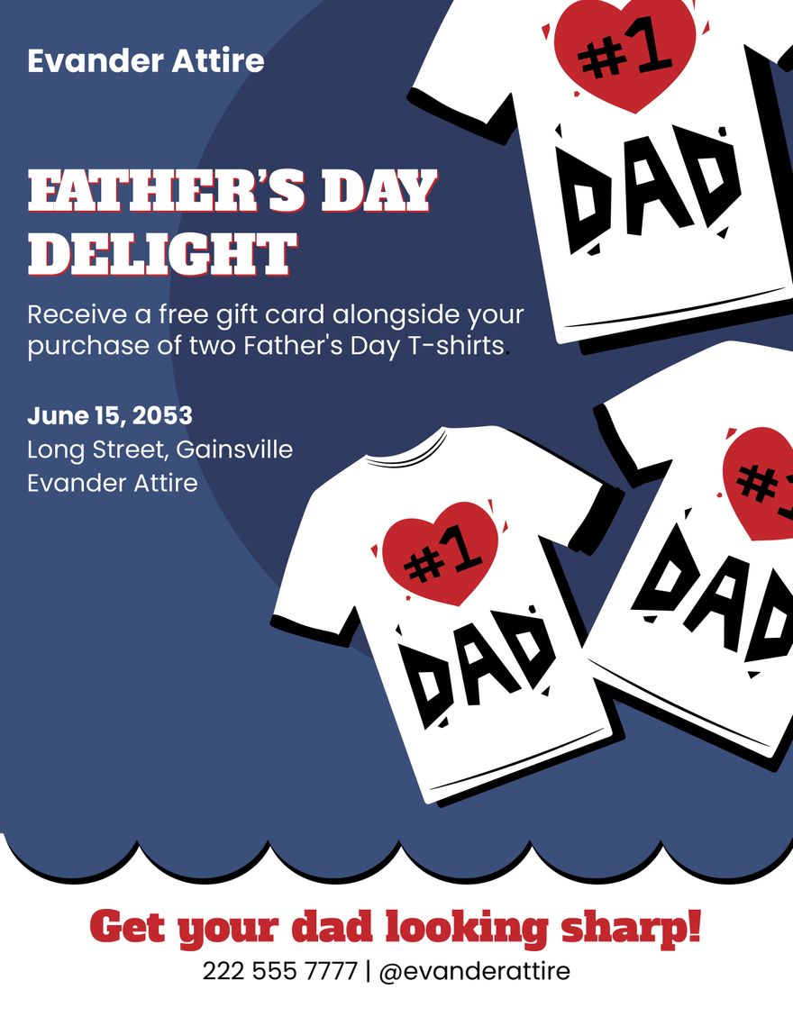 Free Father's Day Promotion - Download in Word, Google Docs ...