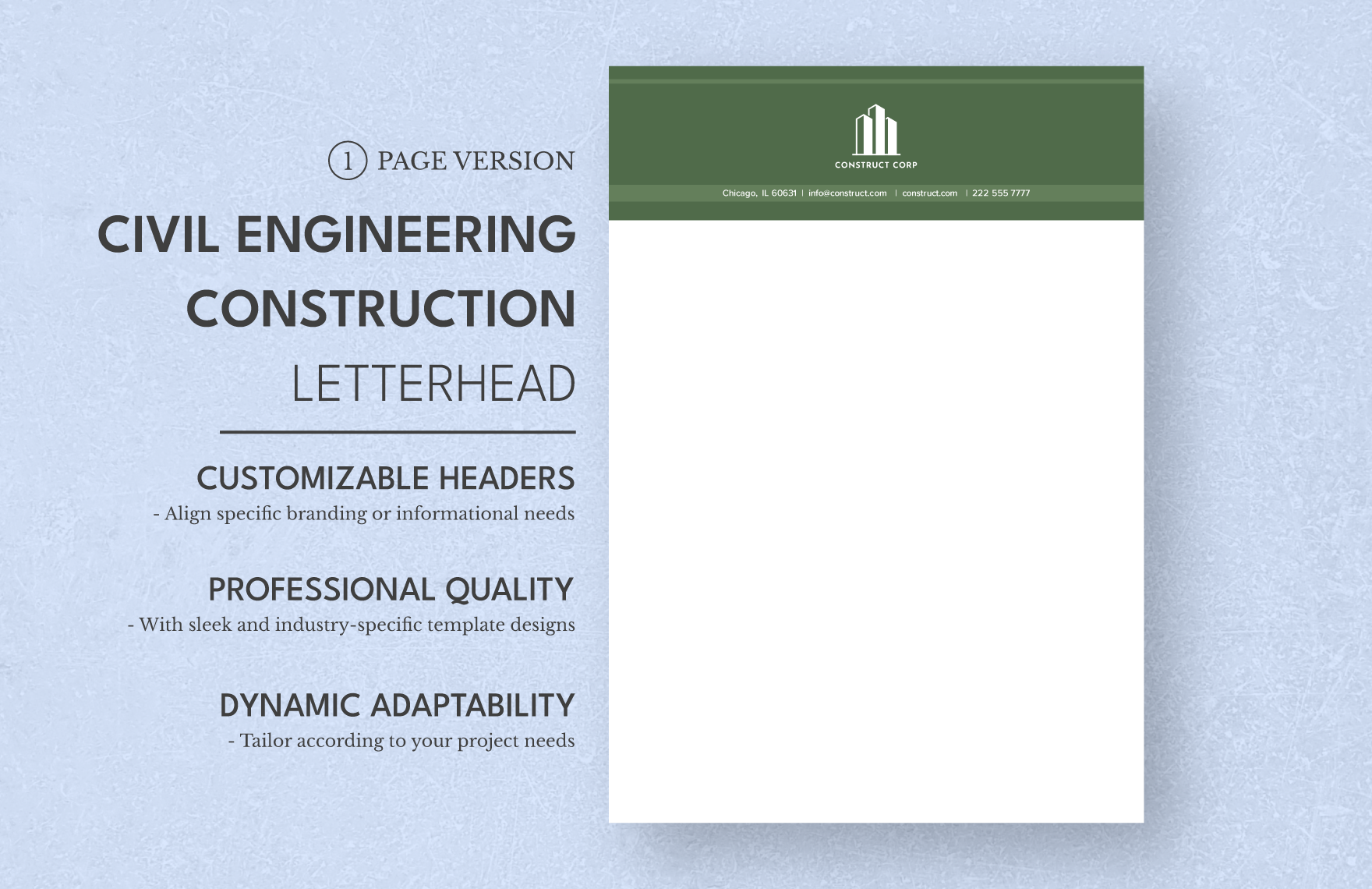 Free Civil Engineering Construction Letterhead Template - Download in ... Free Civil Engineering Construction Letterhead Template - Download in ...