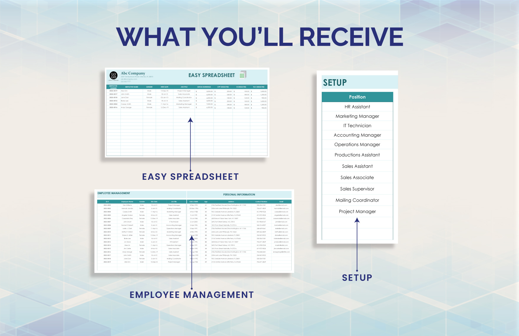 Easy Spreadsheet in Excel, Google Sheets - Download | Template.net