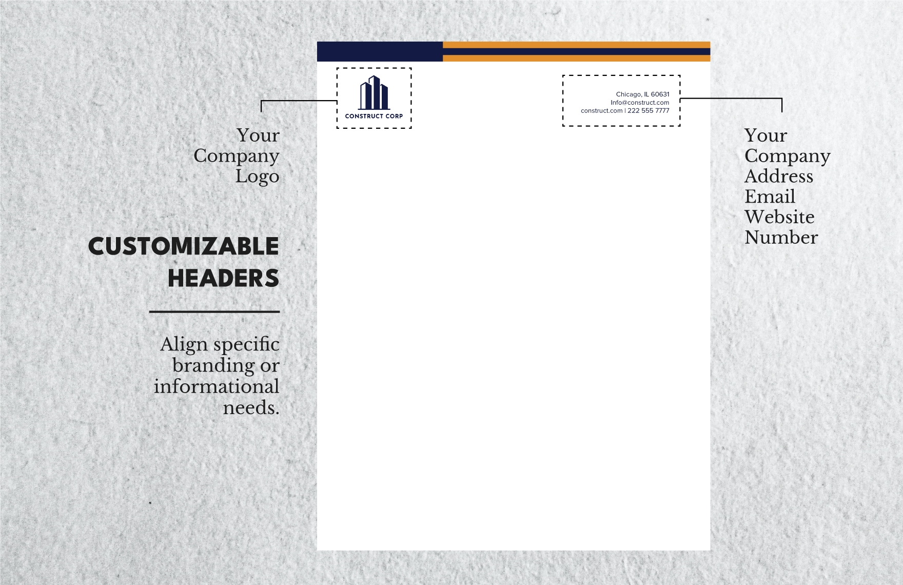 General Contractor Construction Letterhead Template - Download in Word ...