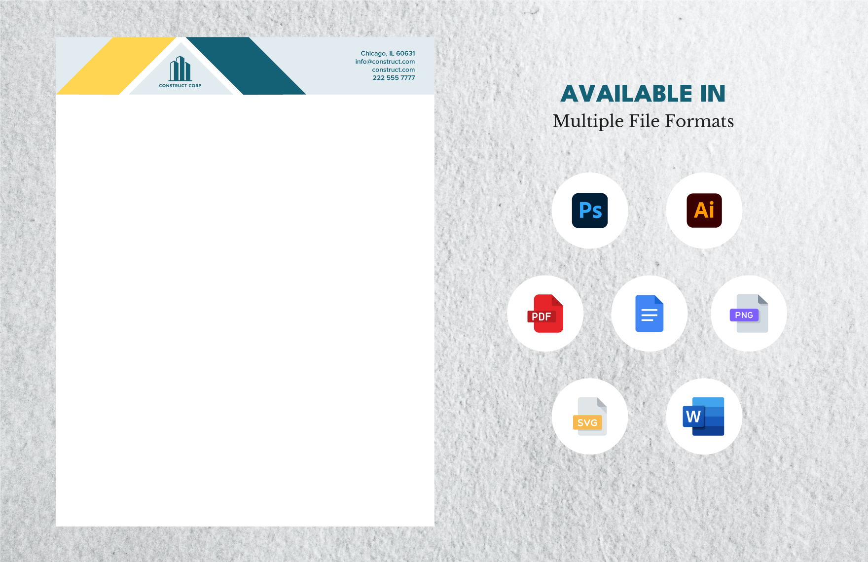 HVAC Construction Letterhead Template - Download in Word, PDF ...