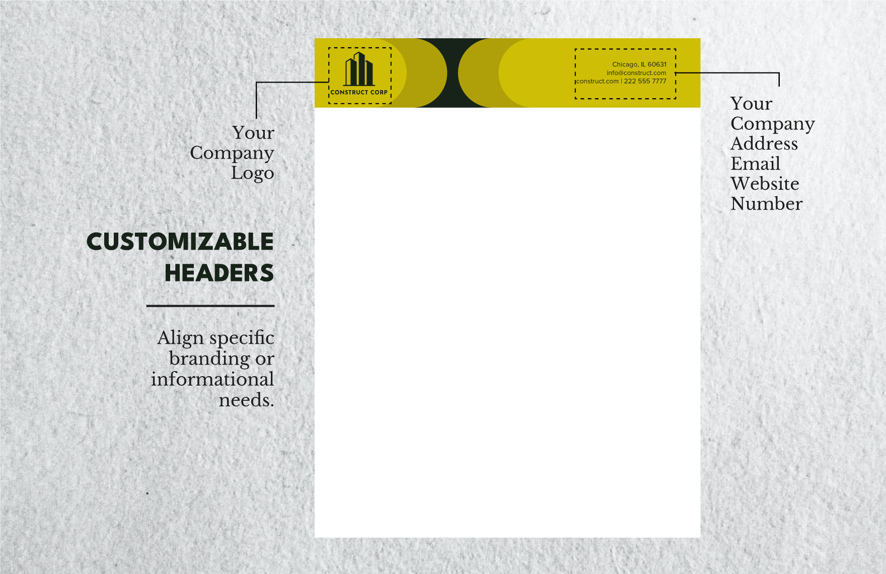Cleaning Construction Letterhead Template - Download in Word, PDF ...