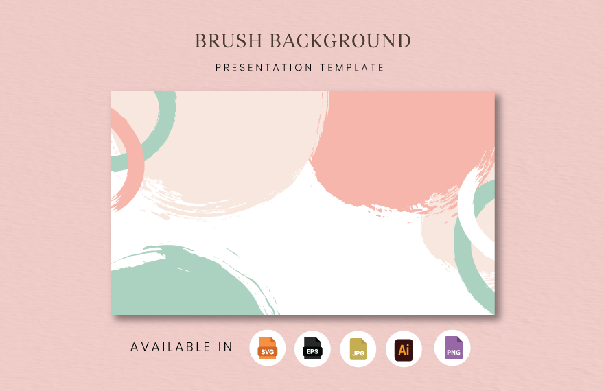 Free Brush Background Presentation - Download in Illustrator, EPS, SVG ...