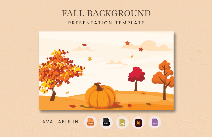 Free Fall Background Presentation - Download in Illustrator, EPS, SVG ...