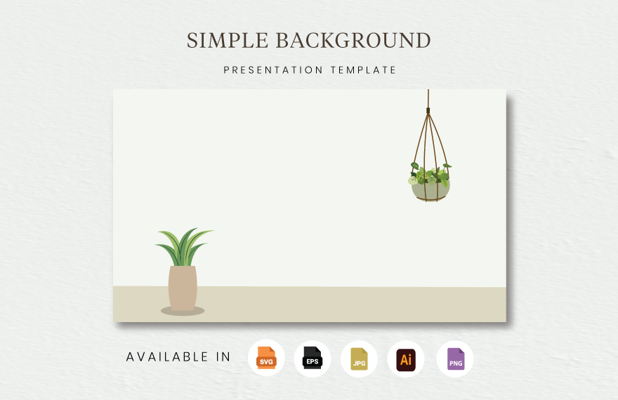 Free Simple Background Presentation - Download in Illustrator, EPS, SVG ...