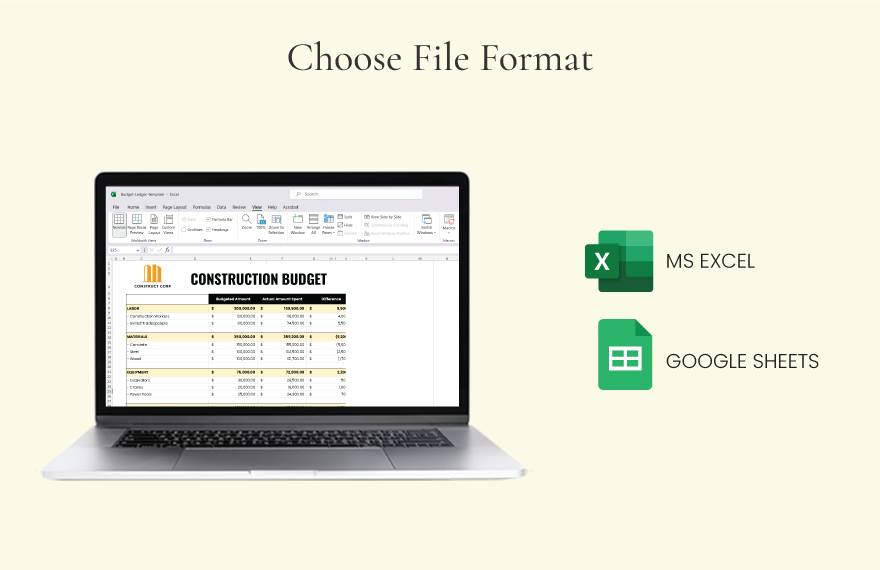 Construction Budget Spreadsheet - Download in Excel, Google Sheets ...