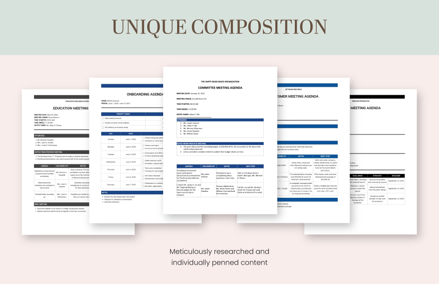 30+ Meeting Agenda Template Bundle - Word, Google Docs, Apple Pages ...
