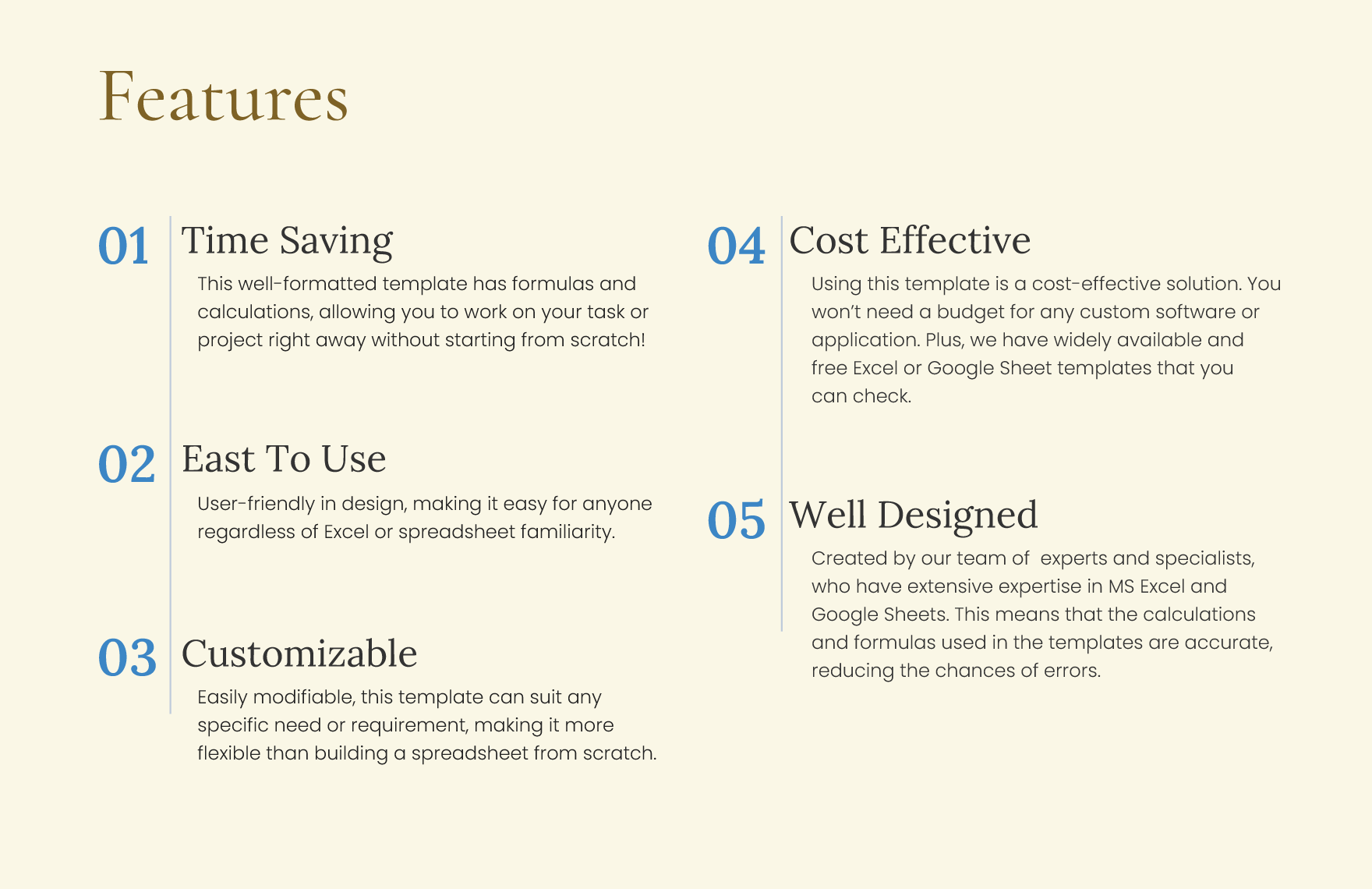 Projected Project Costs by Phase/Activity Template - Download in Excel ...