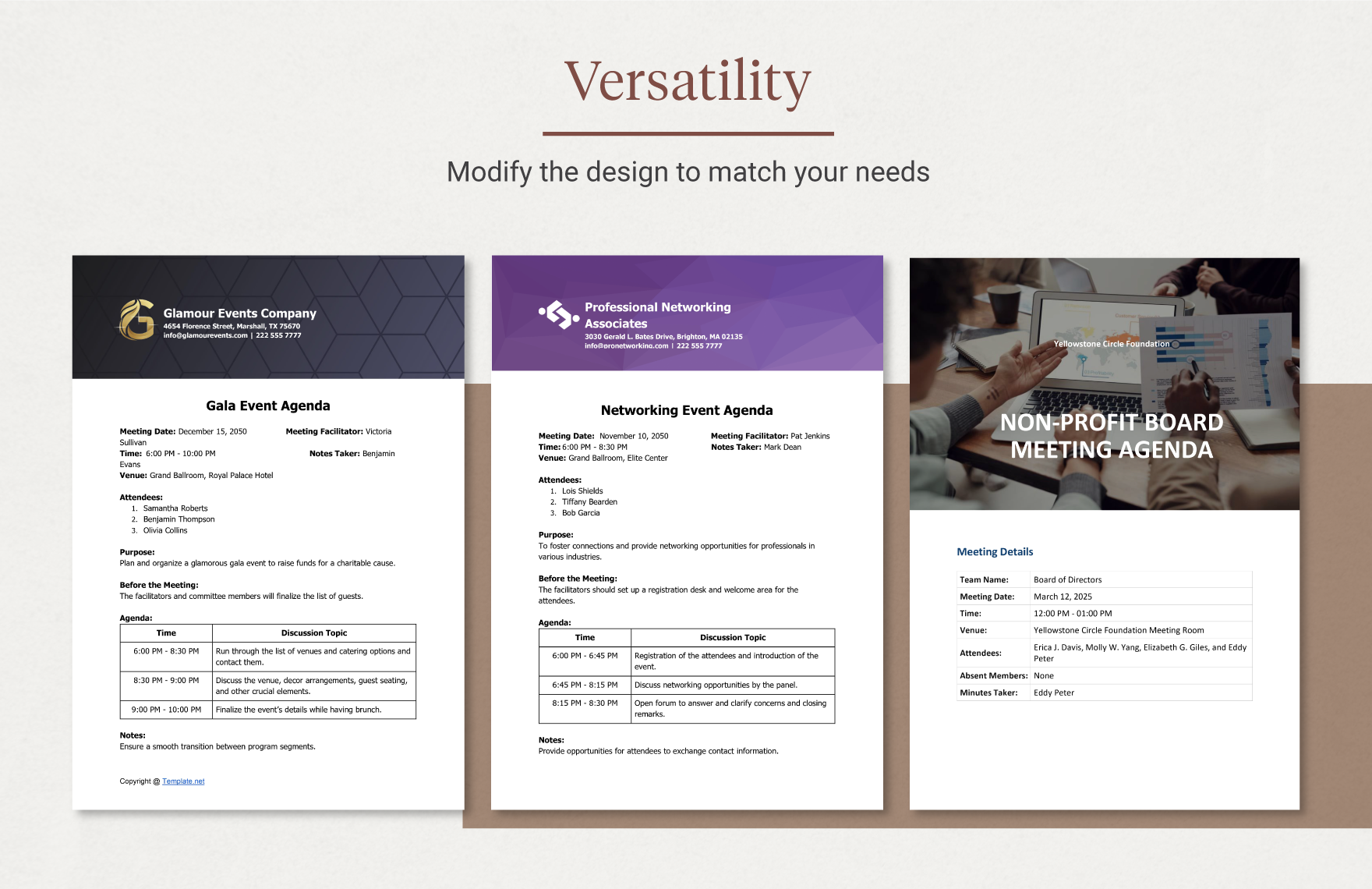 30+ Event Agenda Template Bundle - Word, Google Docs, Apple Pages ...